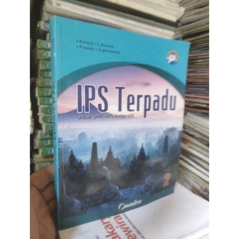 Jual buku ips terpadu 2 untuk kelas 8 VIII 2 smp mts quadra revisi ...