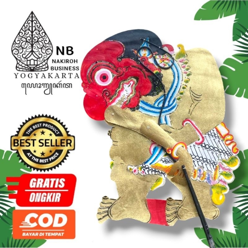 Jual BUTO TERONG Wayang Kulit Sapi Asli Buto Terong Bahan Kulit Sapi ...