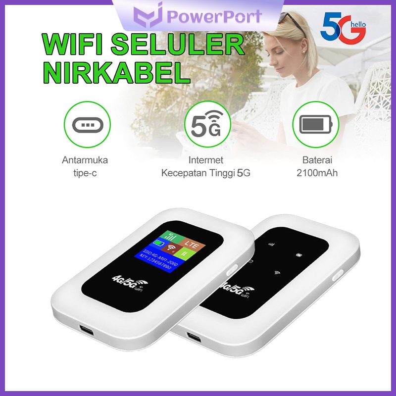 Jual Powerport 5G Modem Wifi Mifi Telkomsel 150Mbps Portable Mobile WiFi 2100mAh UNLOCK ALL ...
