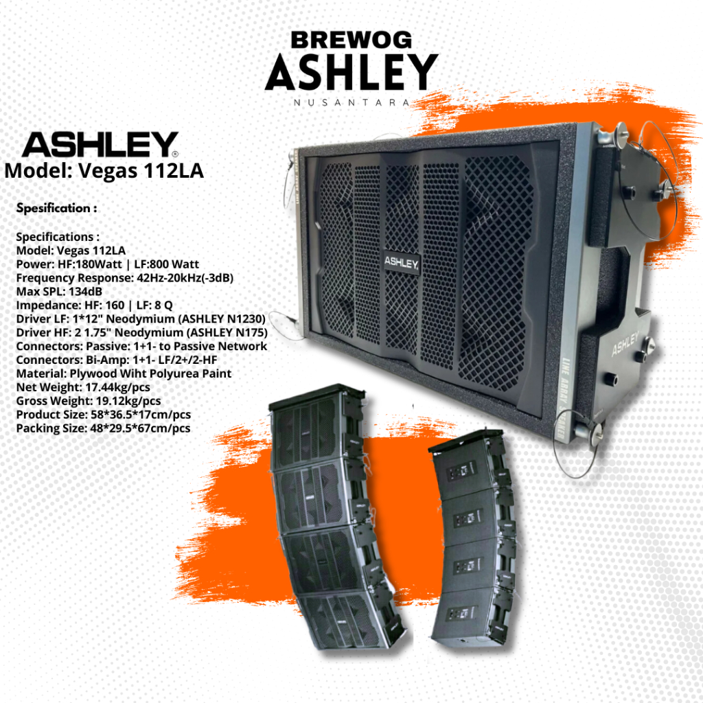 Jual LINE ARRAY VEGAS 112 LA ORIGINAL ASHLEY | Shopee Indonesia