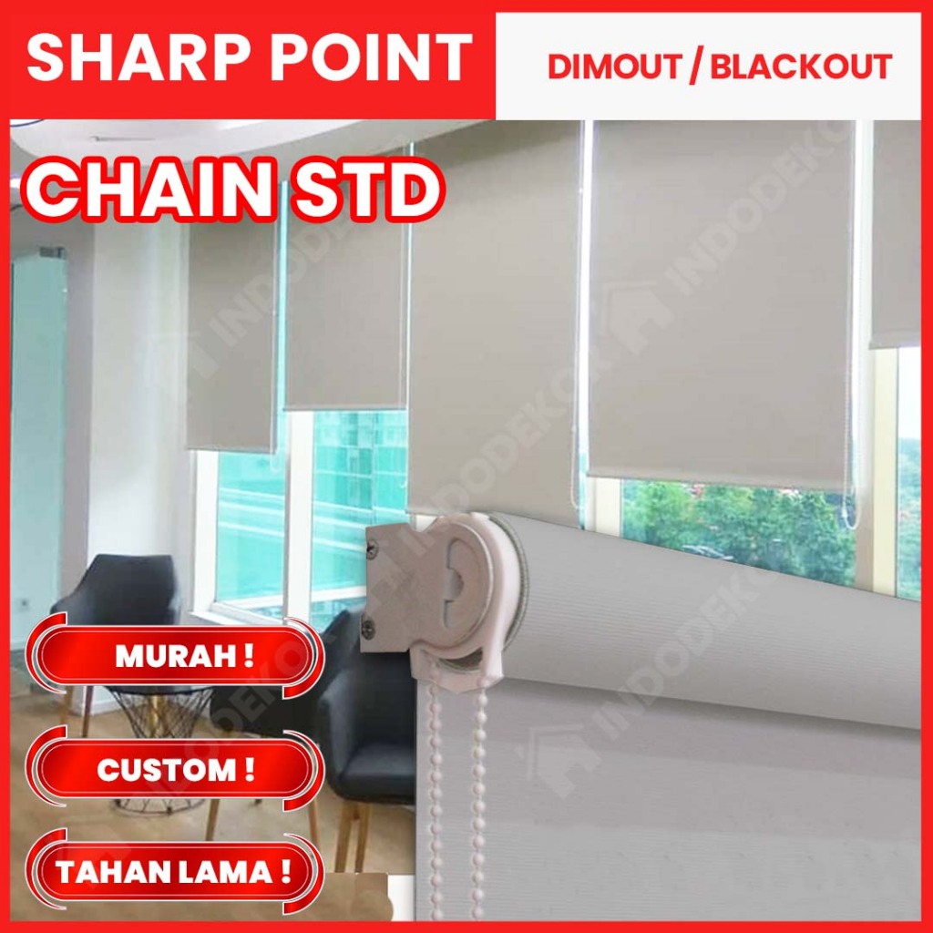 Jual Roller Blind Sharp Point - Kosei - BCW, Blackout / Dimout Tirai ...