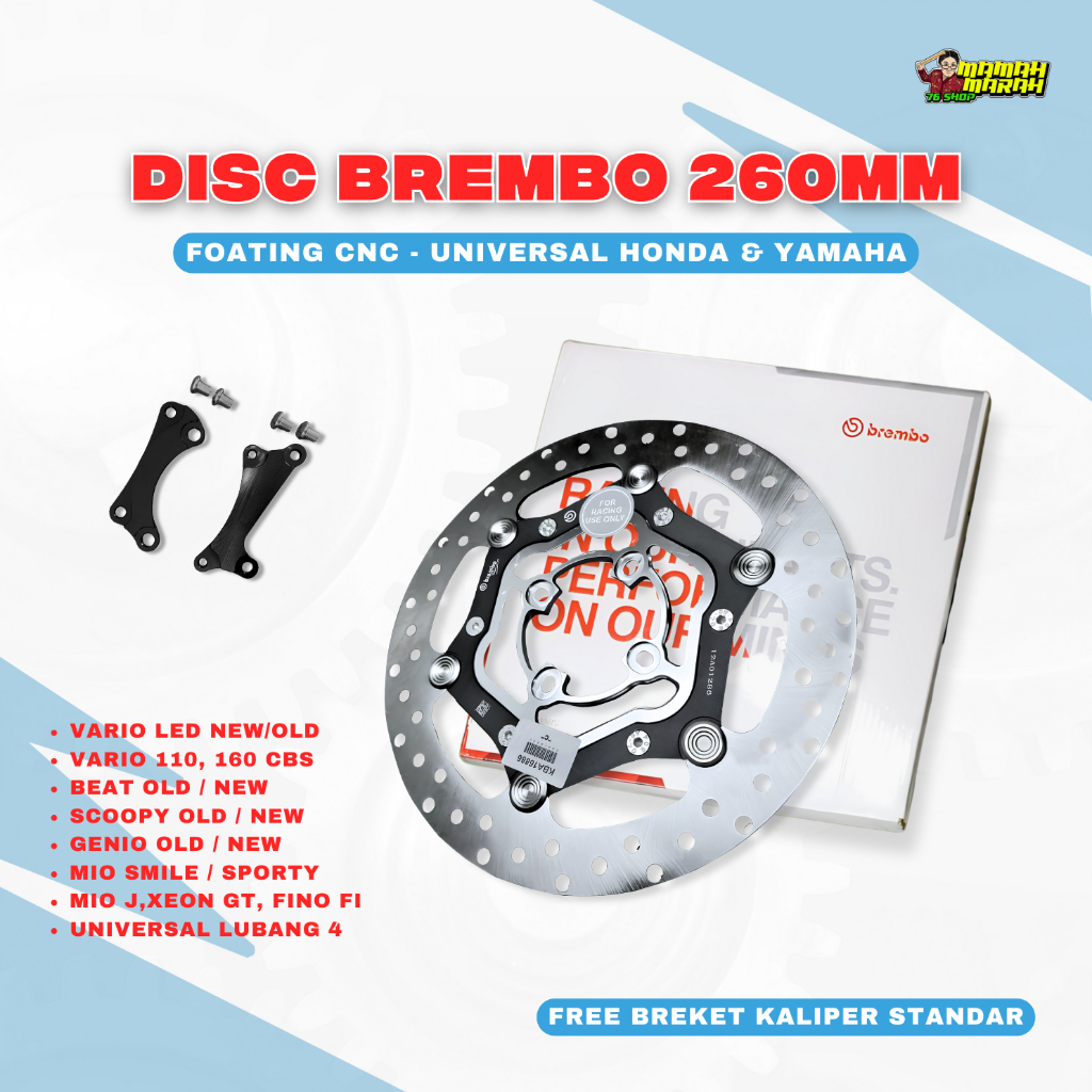 Jual Disc Brembo 260mm Vietnam piringan cakram brembo vario beat scoopy ...