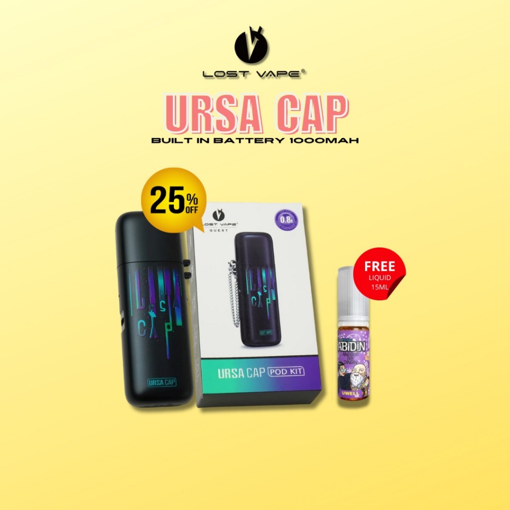 Jual Lost Vape Ursa Cap Pod Kit 1000mAh 25W | Shopee Indonesia