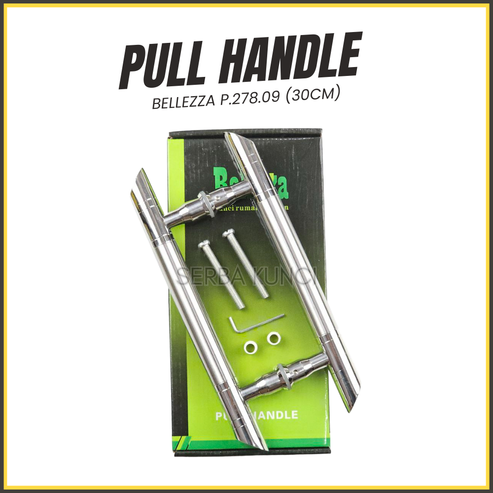 Jual (30cm) Bellezza Pull Handle P.278.09 US32+US32D Handel Pintu Satu ...