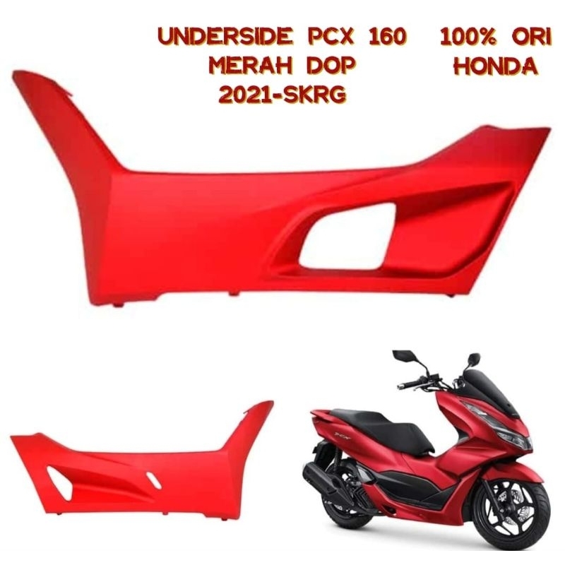 Jual 64431+K1Z-J10ZS Underside pcx 160 cover dek bawah pijakan kaki pcx ...