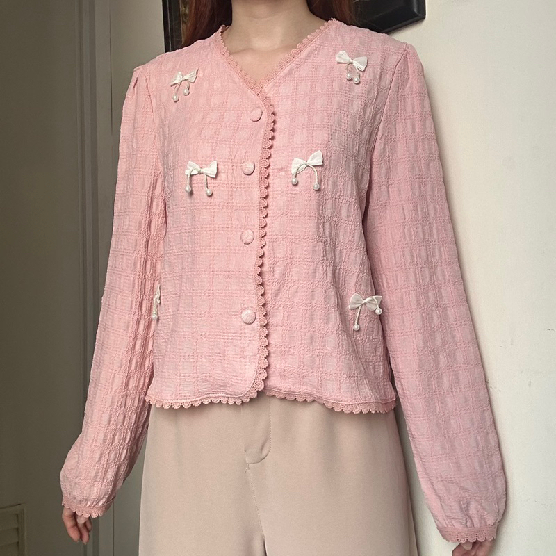 Jual Ledy Top atasan BKK blouse kemeja wanita Korean style by biel the ...