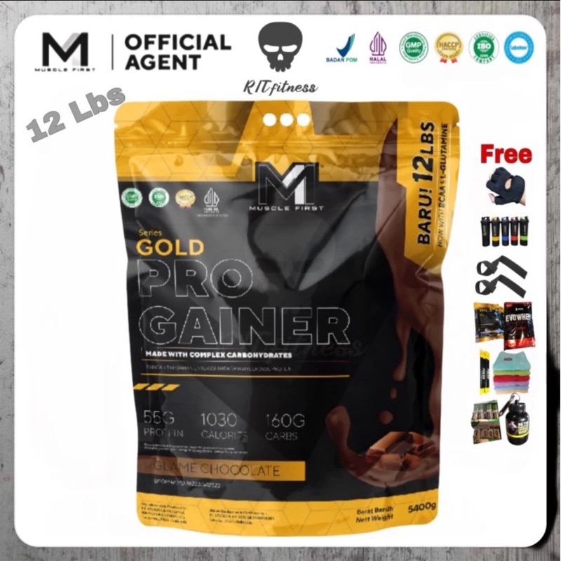 Jual MUSCLEFIRST PRO GAINNER 12LB | Shopee Indonesia