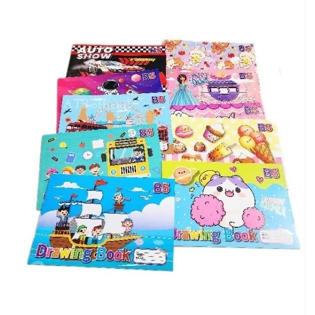 Jual Buku gambar anak Mini drawing book ukuran B5 | Shopee Indonesia
