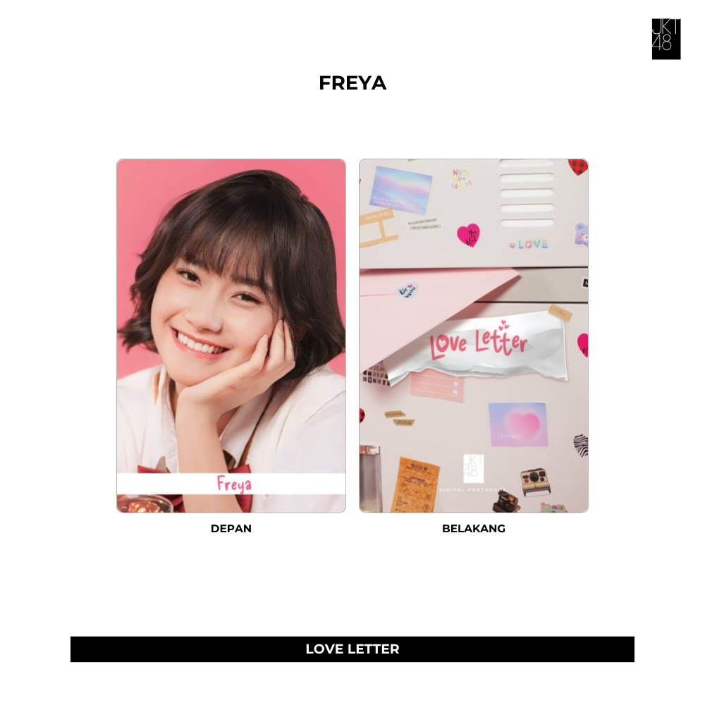 Jual PHOTOCARD JKT48 LOVE LETTER 2SISI (HARGA 1 PCS + LAMINASI 2 SISI) WOTA JPOP CARDS IDOL ...