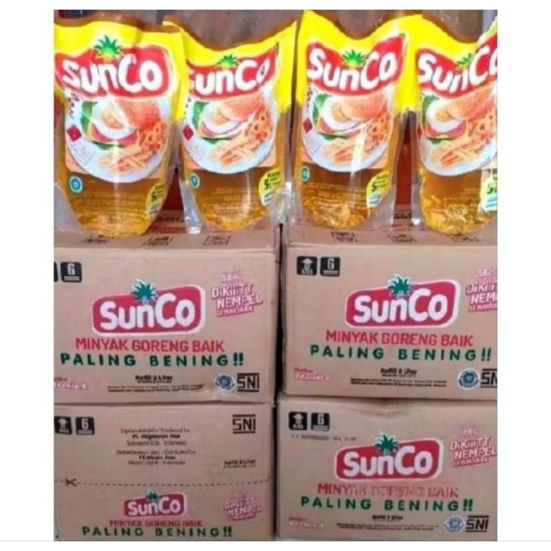 Jual Minyak Sunco 2 Liter Isi 6 ( 1 dus ) | Shopee Indonesia