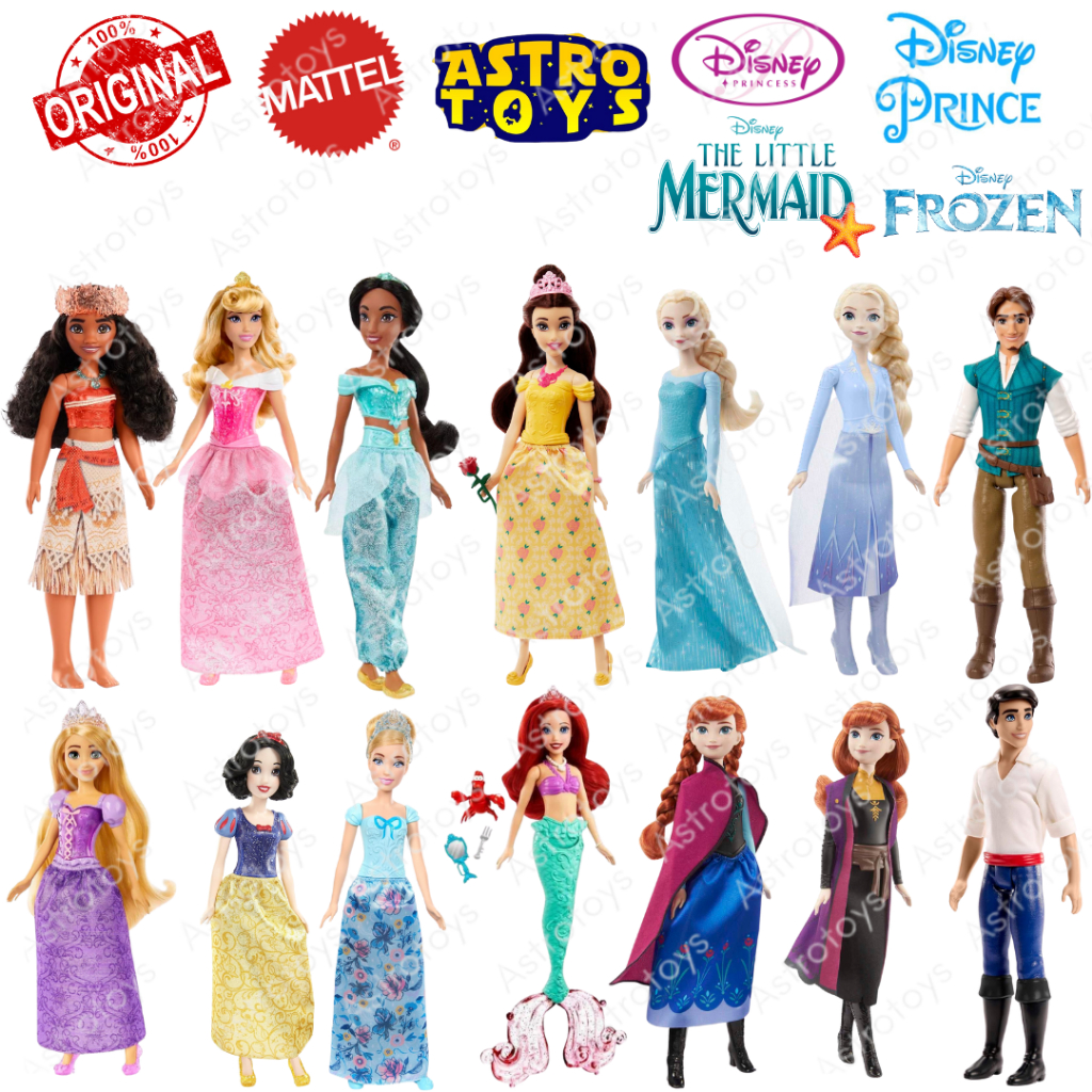 Jual Boneka Disney Princess Prince Original Mattel All Series / Mainan ...