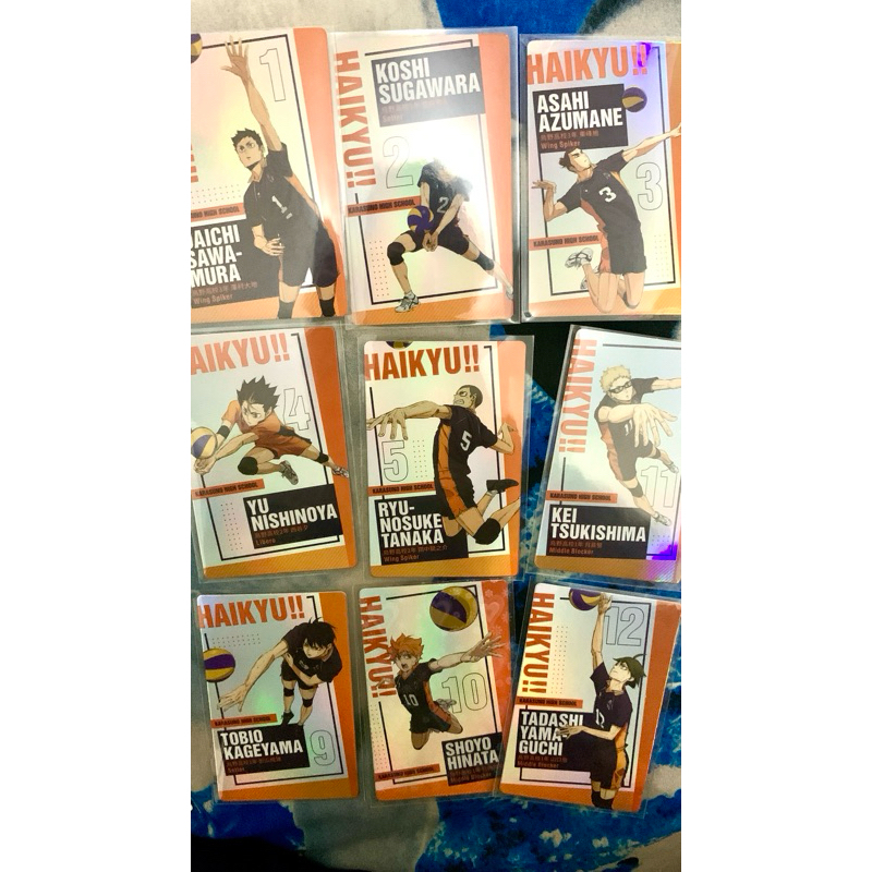 Jual Photocard Haikyuu Official | Haikyuu Fan Screening Merch Laser ...