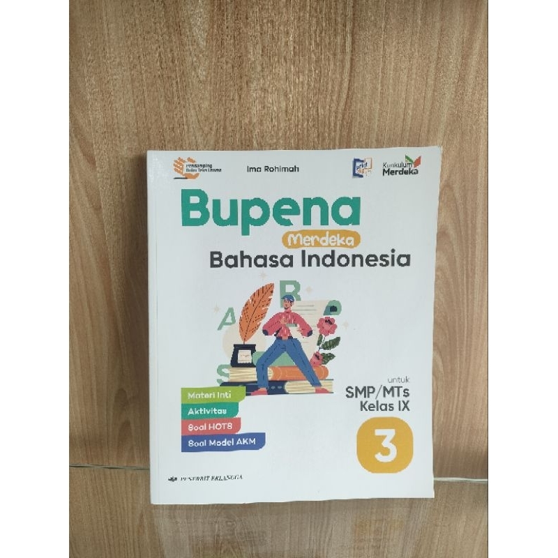 Jual Buku Bupena B.Indonesia SMP/Mts Erlangga kelas 9 Kurikulum Merdeka (buku original ...