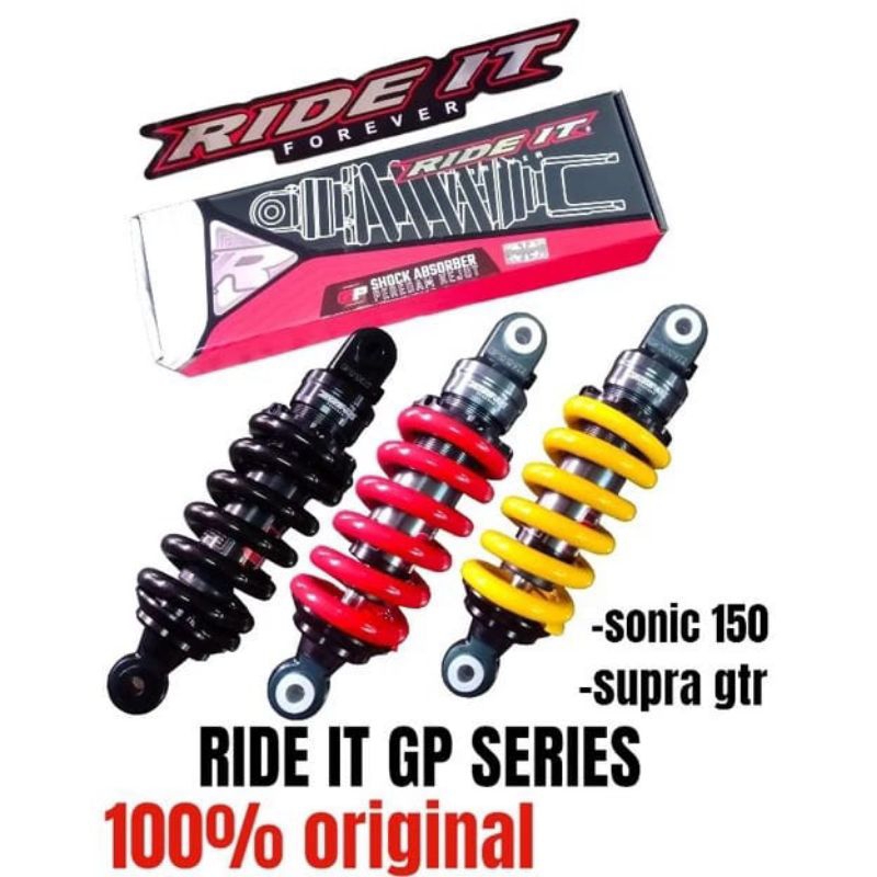 Jual MONOSHOCK SONIC SUPRA GTR RIDE IT GOLD SERIES SHOCK BREKER BELAKANG RIDE IT SONIC 150/SUPRA ...