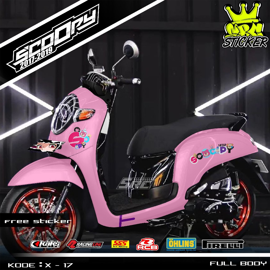 Jual COD Sticker Decal Full Body Motor Honda Scoopy Fi 2017 2018 2019 ...