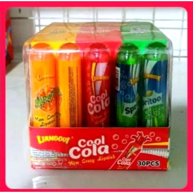 Jual Permen lipstik rasa cola 30 pcs | Shopee Indonesia