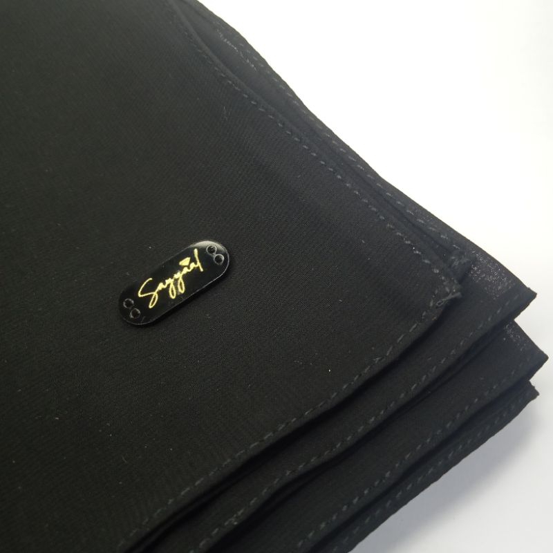 Jual Sayyaal - pashmina hitam arab premium regular jumbo | persegi ...