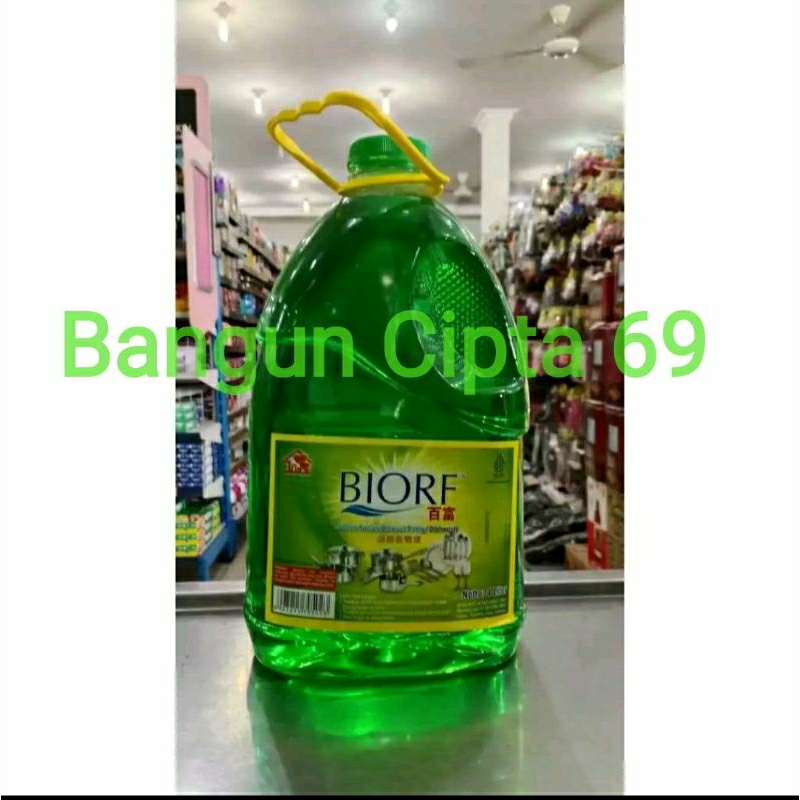 Jual BIORF sabun cuci piring cair 3.3 liter (khusus daerah pekanbaru ...