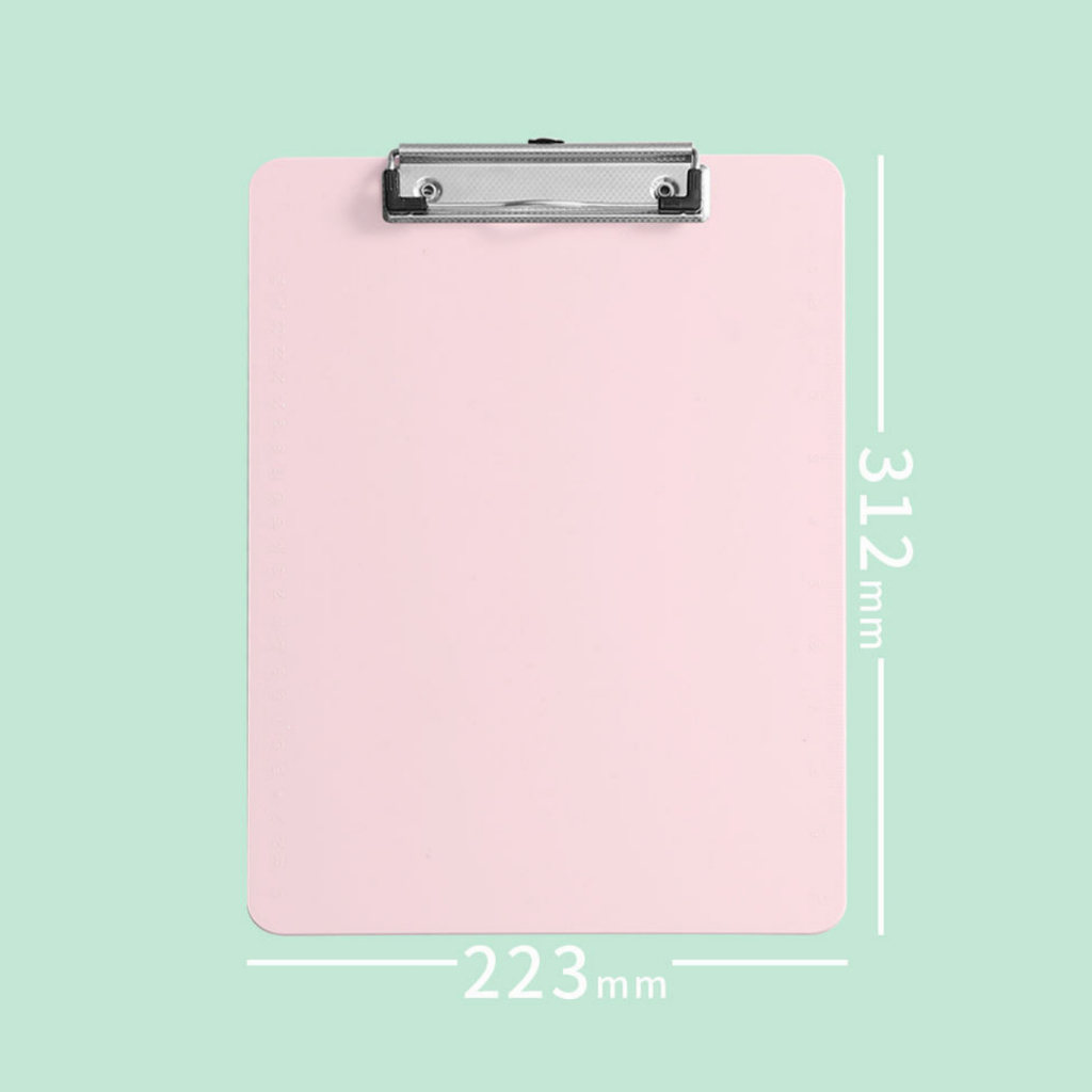 Jual Clipboard A4 warna pastel ATK Papan Jalan fleksibel ringan Papan ...