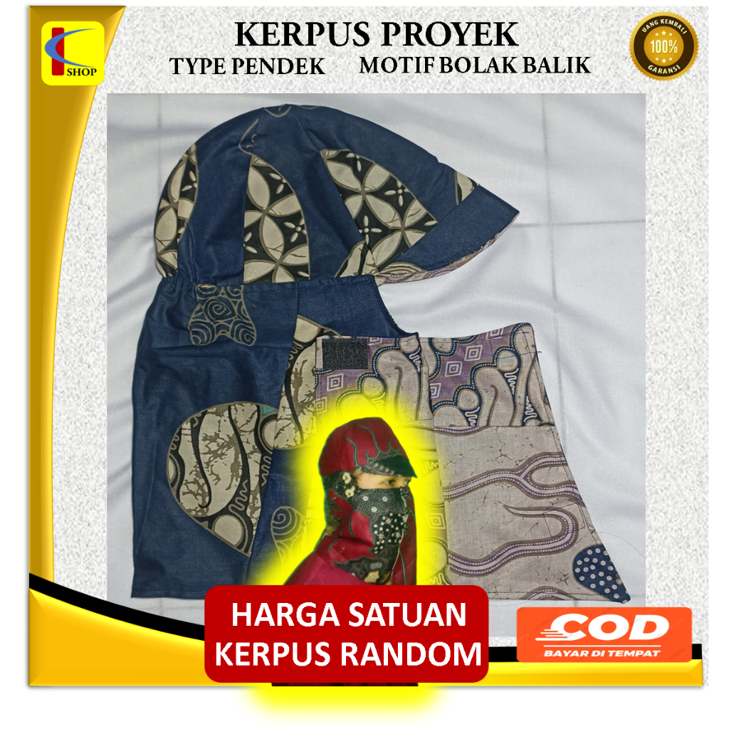 Jual Kerpus Proyek Topi Welder Las Motif Bolak Balik Random | Shopee ...