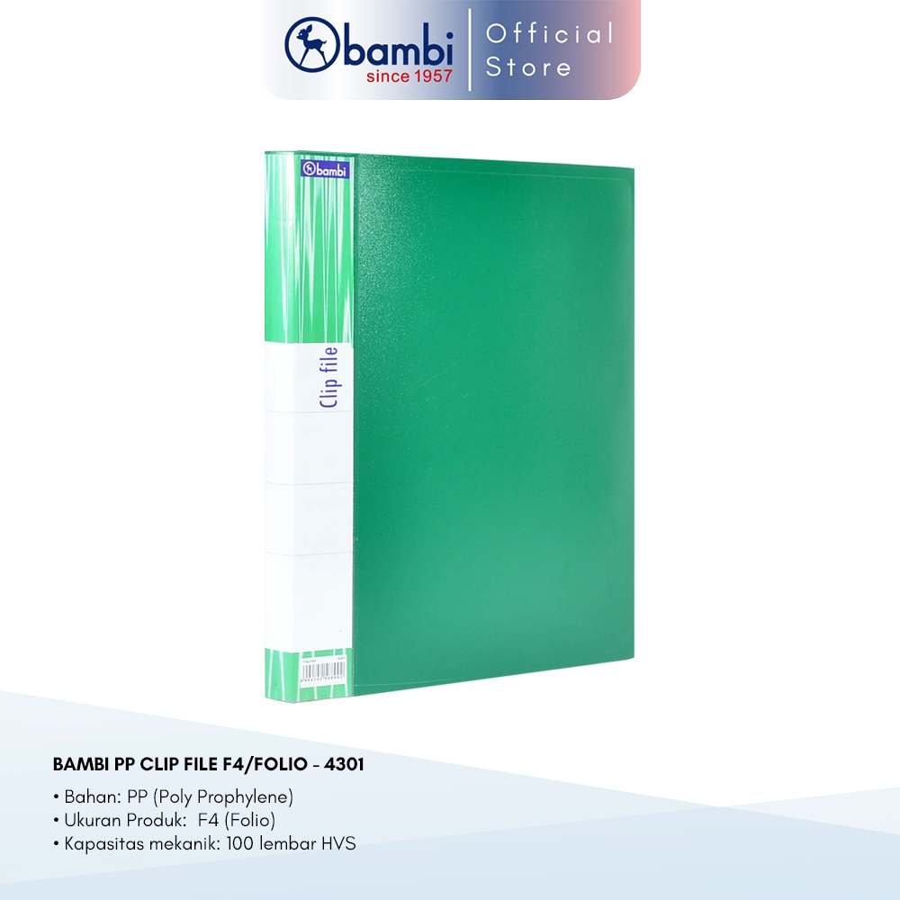 Jual Bambi Map Dokumen Folio Edisi Clip File Original | Shopee Indonesia