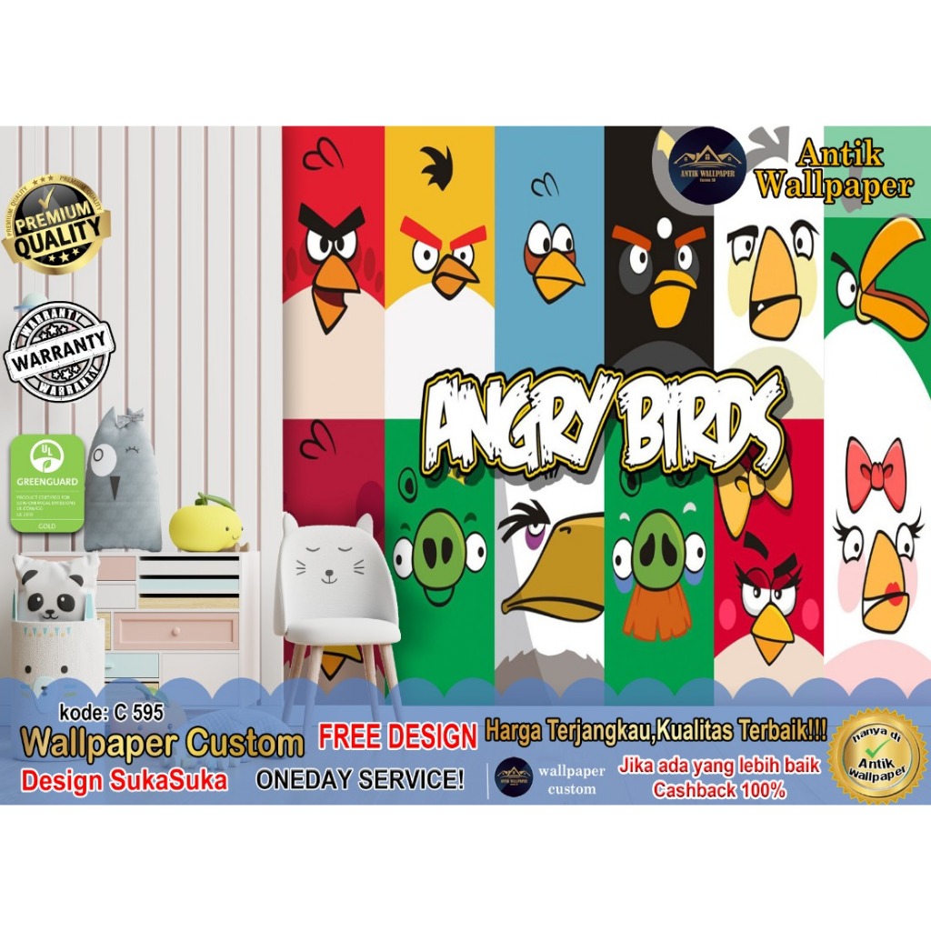 Jual Wallpaper Custom 3D & Wallstiker Custom 3D Tema Animasi Anak ...