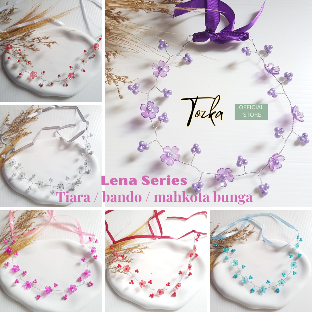 Jual [Tozka] Tiara bando mahkota Lena series I Hiasan kepala I Bandana ...