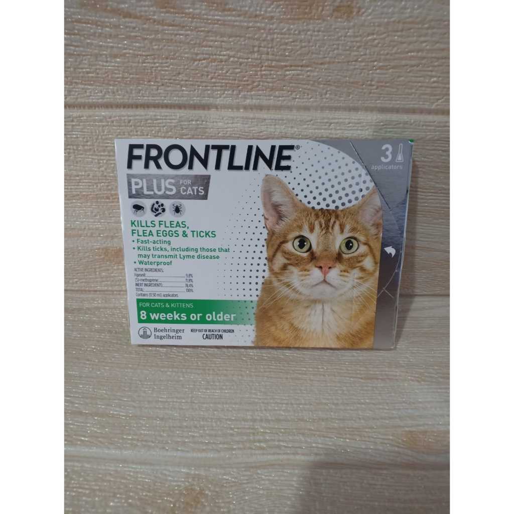 Jual Frontline PLUS for CAT&KITTEN 8weeks or Older OBAT CACING/Tube ...