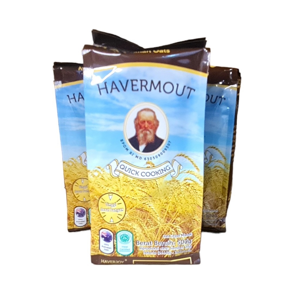 Jual Quick Cooking Oatmeal Oat oats Haverjoy havermout 500Gr 500 Gr ...