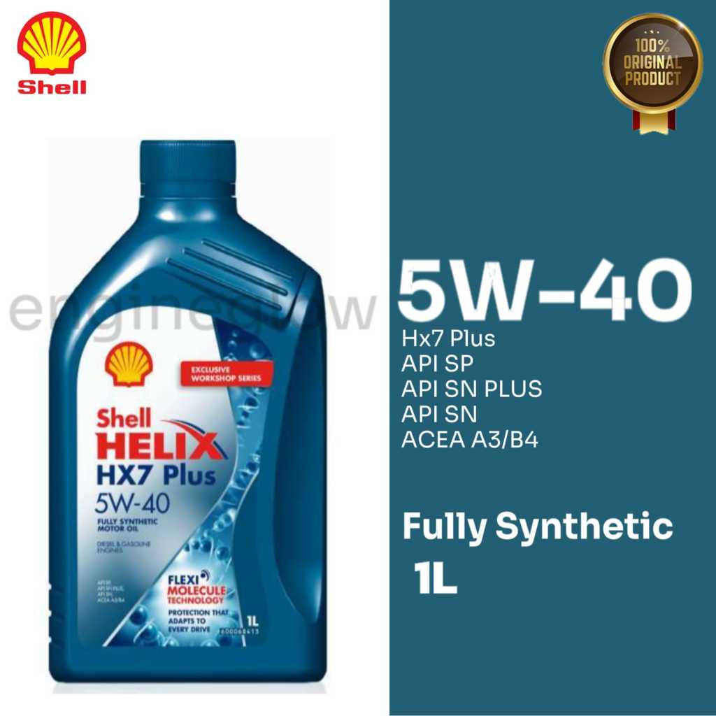 Jual SHELL HELIX HX7 5W-40 1L | Shopee Indonesia