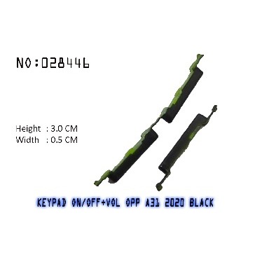 Jual TOMBOL LUAR ON OFF VOL OPPO A31 2020 RUBBER BUTTON POWER KEYPAD ...