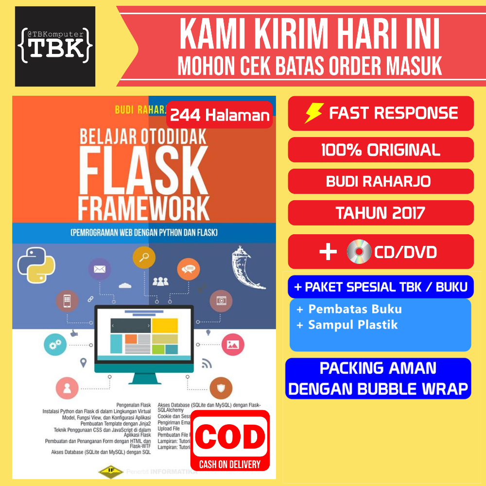 Jual BUKU BELAJAR OTODIDAK FLASK BUDI RAHARJO | Shopee Indonesia