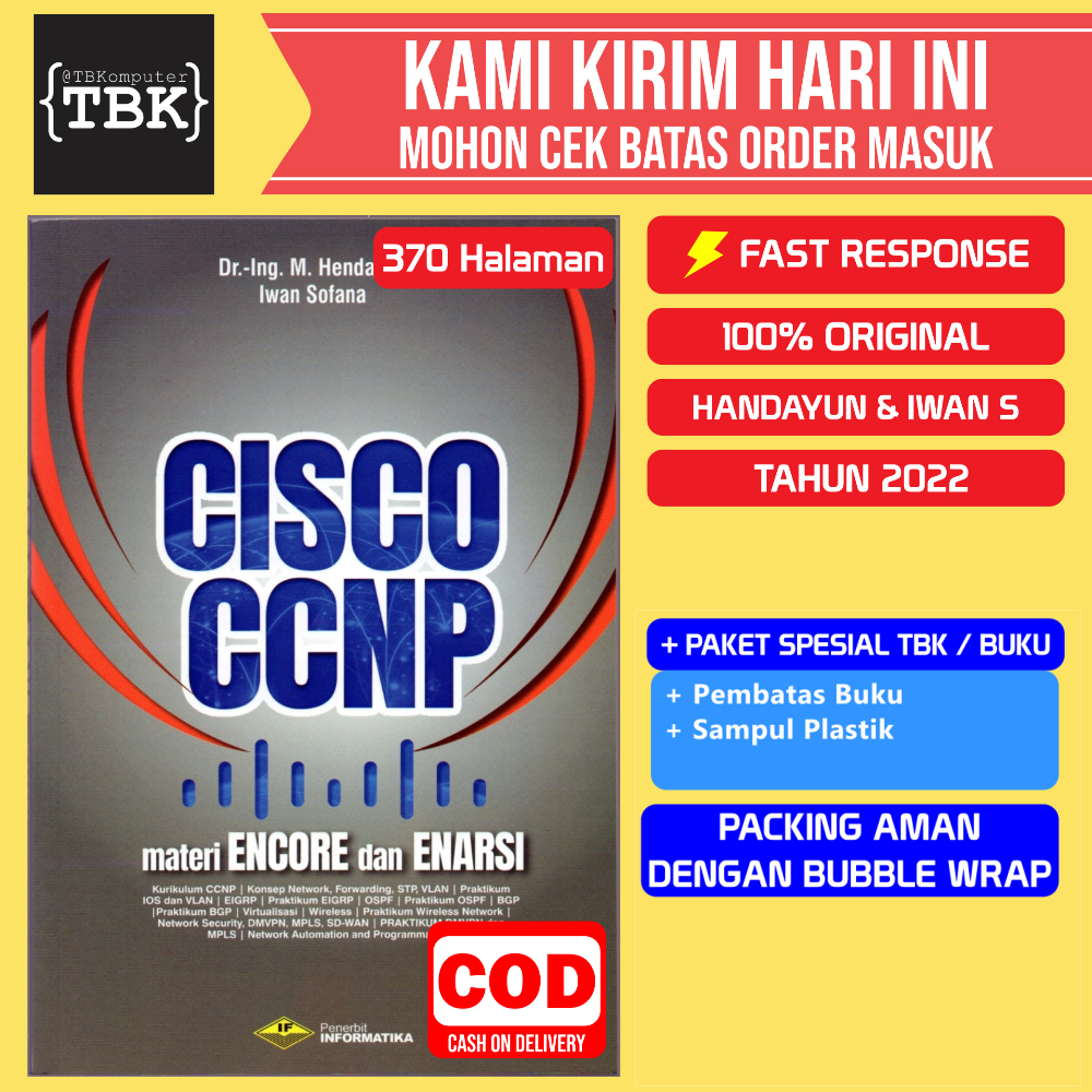Jual BUKU CISCO CCNP MATERI ENCORE DAN ENARSI | Shopee Indonesia