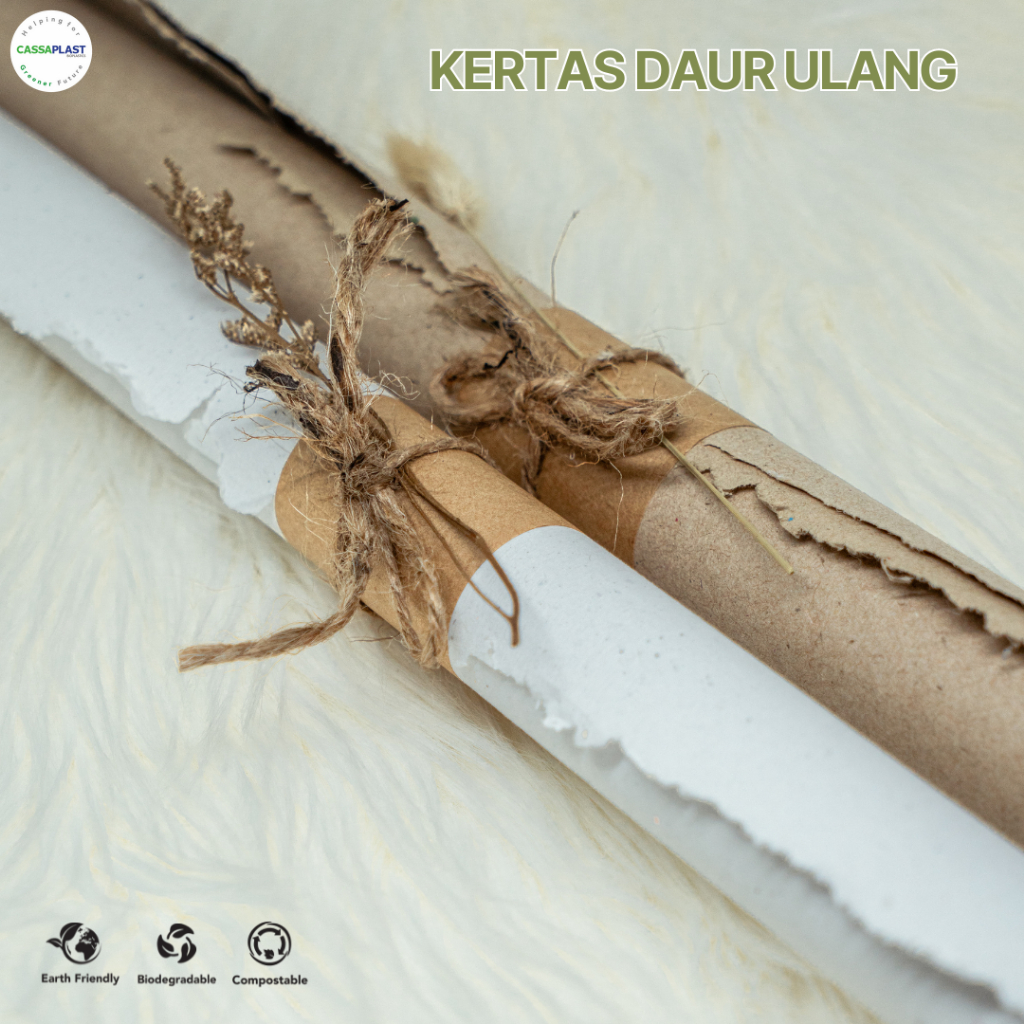 Jual Cassaplast Kertas Daur Ulang Eco Friendly | Shopee Indonesia