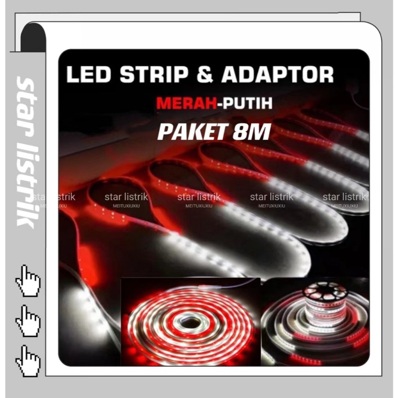 Jual lampu led merah putih | Shopee Indonesia
