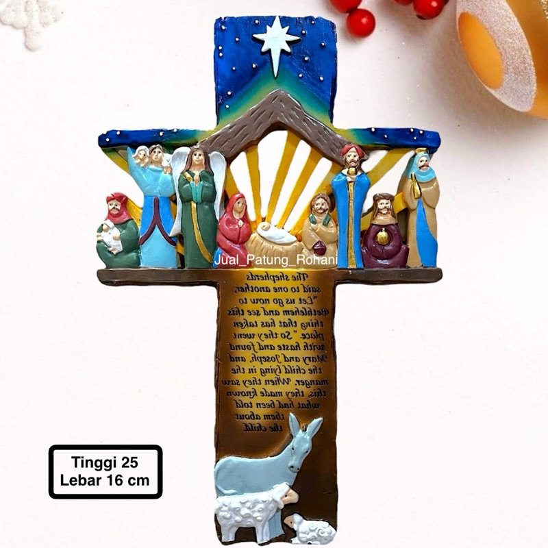 Jual Salib Dinding Yesus Natal 25 cm | Shopee Indonesia