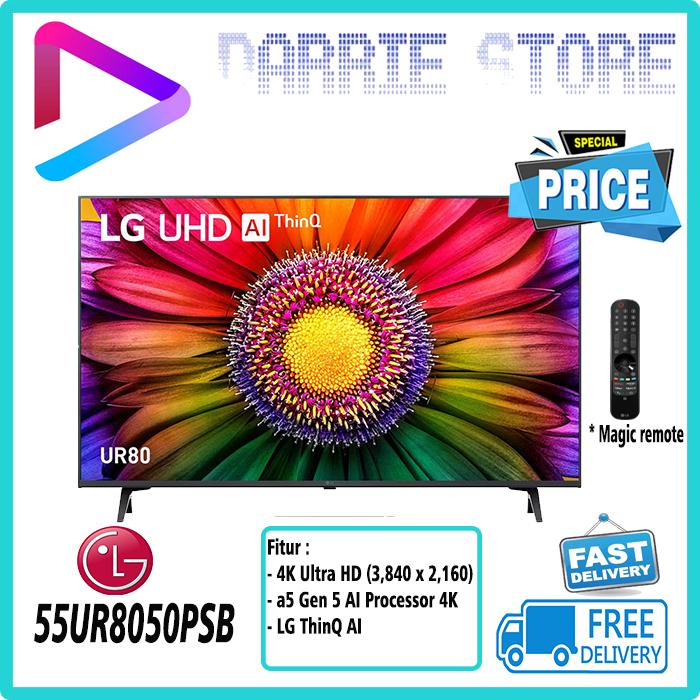 Jual LG TV 55UR8050PSB 55 INCH SMART TV 4K UHD 55UR805 55UR80 55UR8050 ...