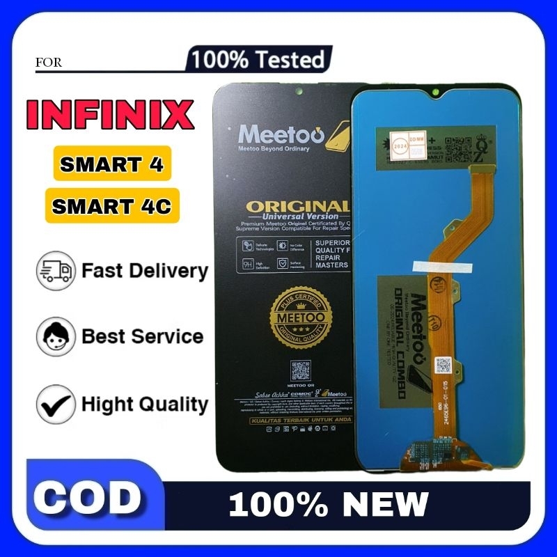Jual LCD TS TOUCHSCREEN INFINIX SMART 4 X653 / SMART 4C / TECNO POP 3+ / SPARK 4 LITE FULLSET ...