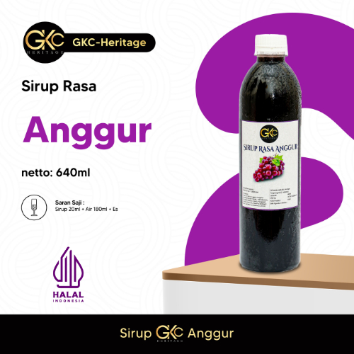 Jual Minuman Sirup Anggur 640ml Syrup Grape Drink Halal | Shopee Indonesia