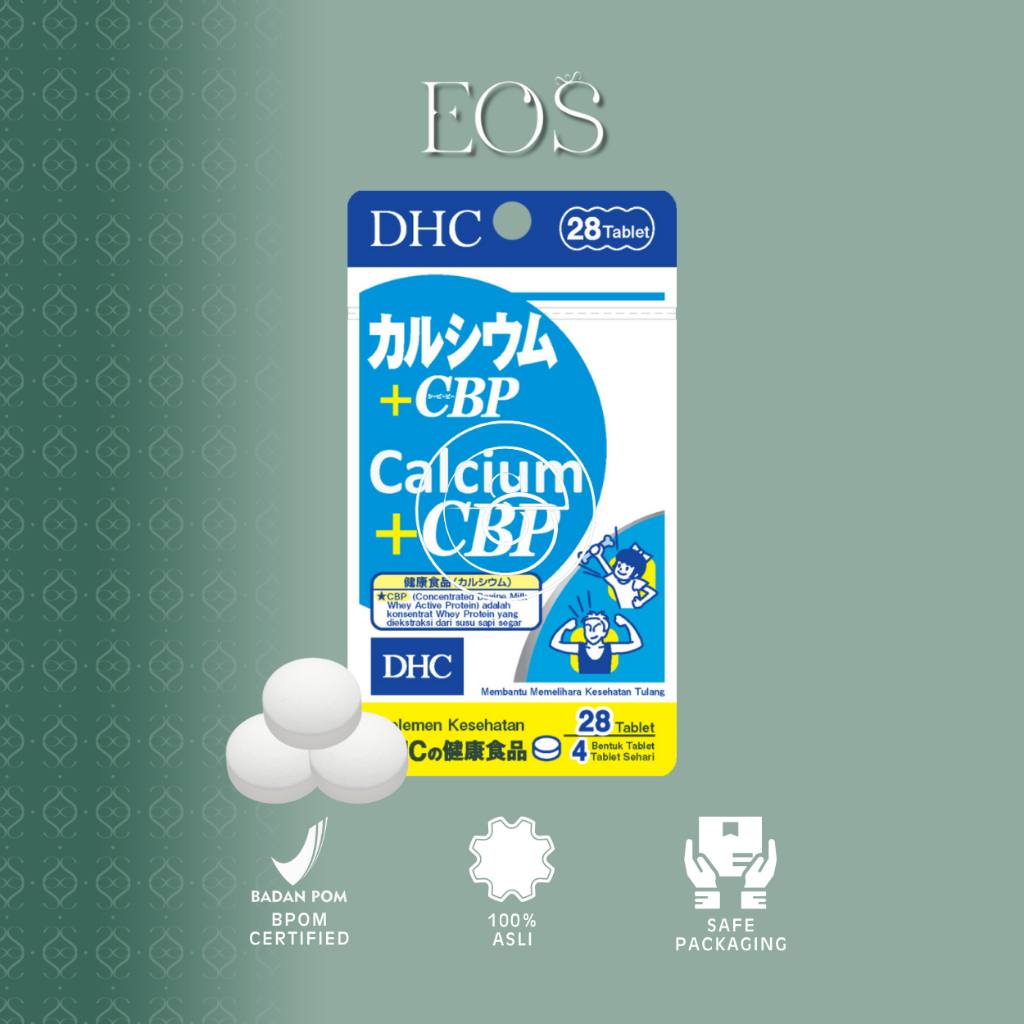 Jual EOS - DHC Supplement Calcium Vitamin D Kalsium Kekuatan dan ...