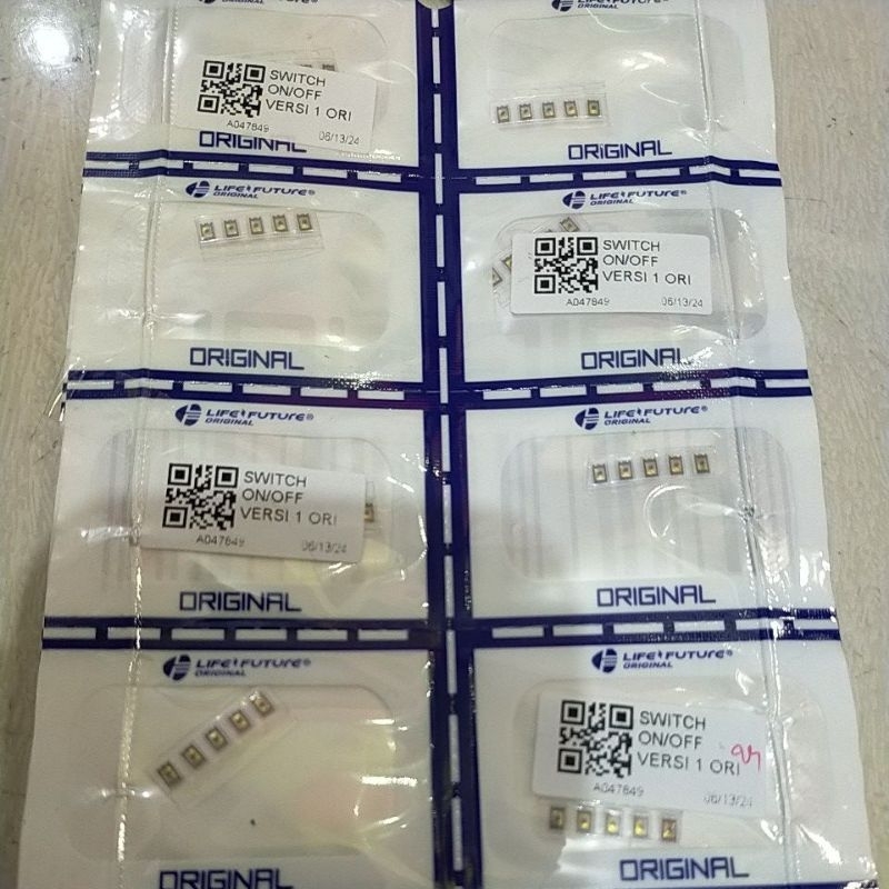 Jual switch on off versi 1 harga per pcs 1 bulan satu bungkus | Shopee ...