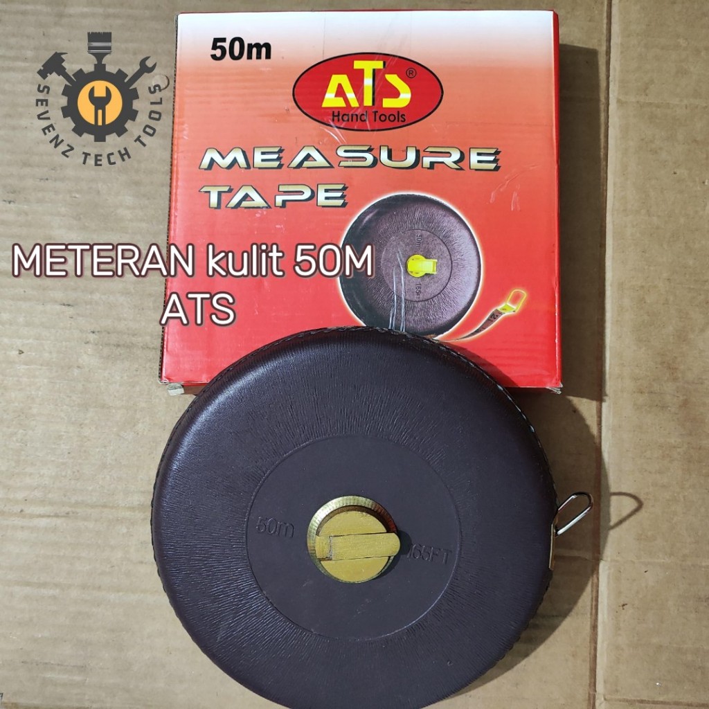 Jual METERAN BULAT 50M ATS METERAN KULIT / KAIN METERAN ROLL (INCH DAN ...