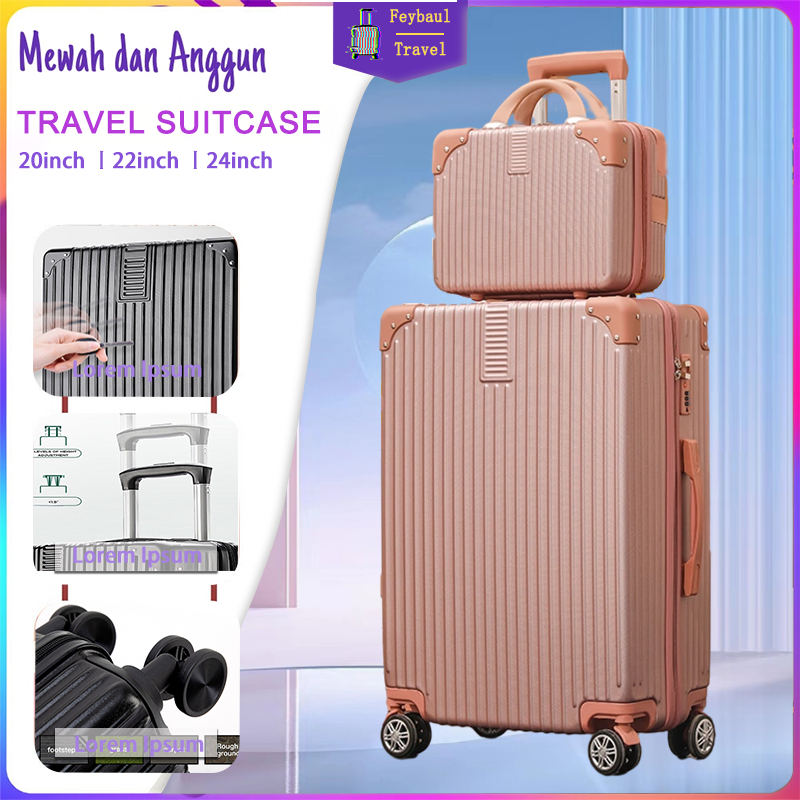 Jual FEYBAUL A916-14 inch/20 inch/22 inch/24 Inch Koper A916-2 in1 tas ...