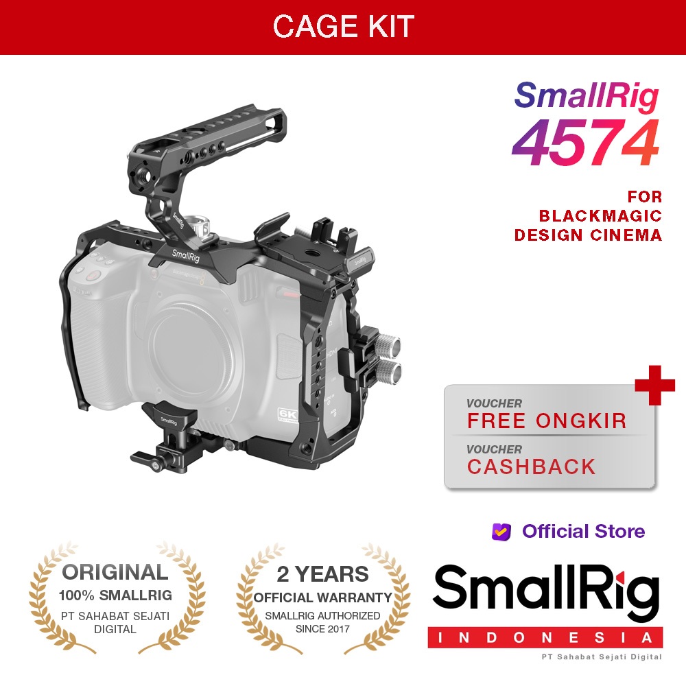 Jual SmallRig Basic Cage Kit for Blackmagic Design Cinema Camera 6K ...