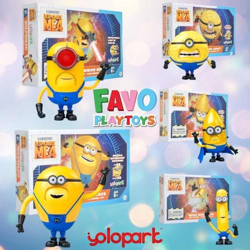 Jual YOLOPARK AMK SERIES Illumination's Despicable Me 4 Minions - DAVE ...