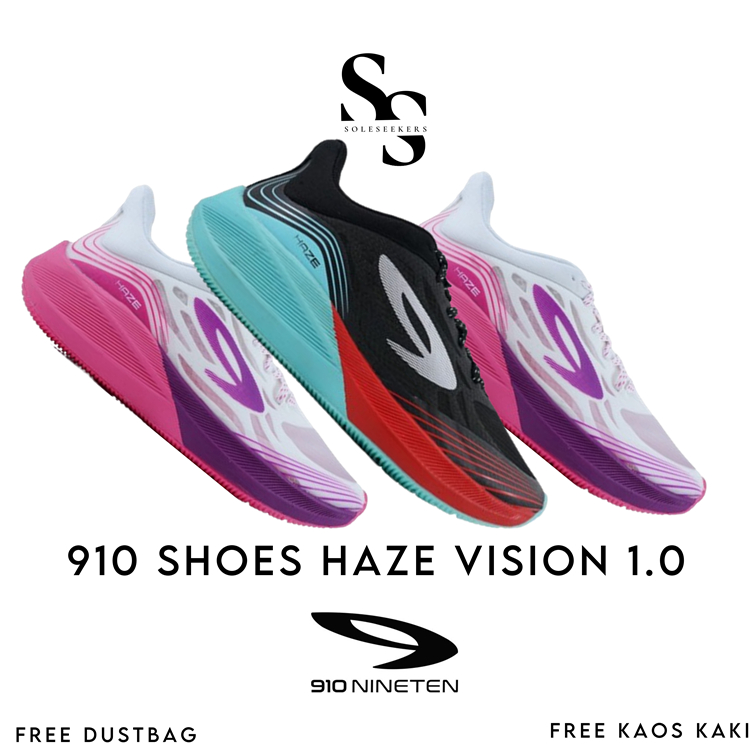 Jual Sepatu 910 Haze Vision 1.0 Original Sepatu Nineten Sport Running ...