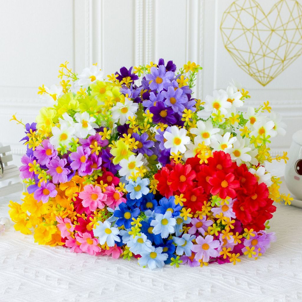 Jual Bunga Daisy Artificial/bunga plastik 28 bunga/F6/Imitasi bunga ...