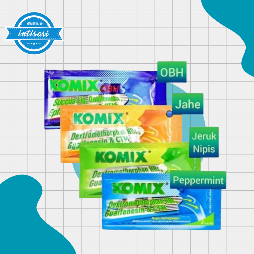 Jual Obat Batuk Komix Sachet All Variant (PACK) | Shopee Indonesia