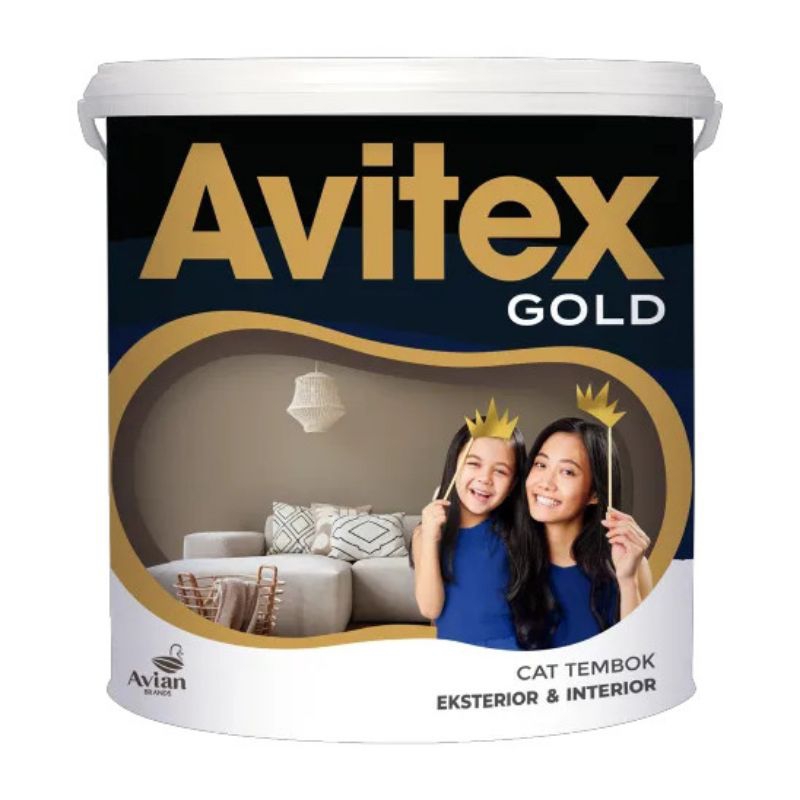Jual Cat tembok Avitex Gold untuk eksterior dan interior | Shopee Indonesia