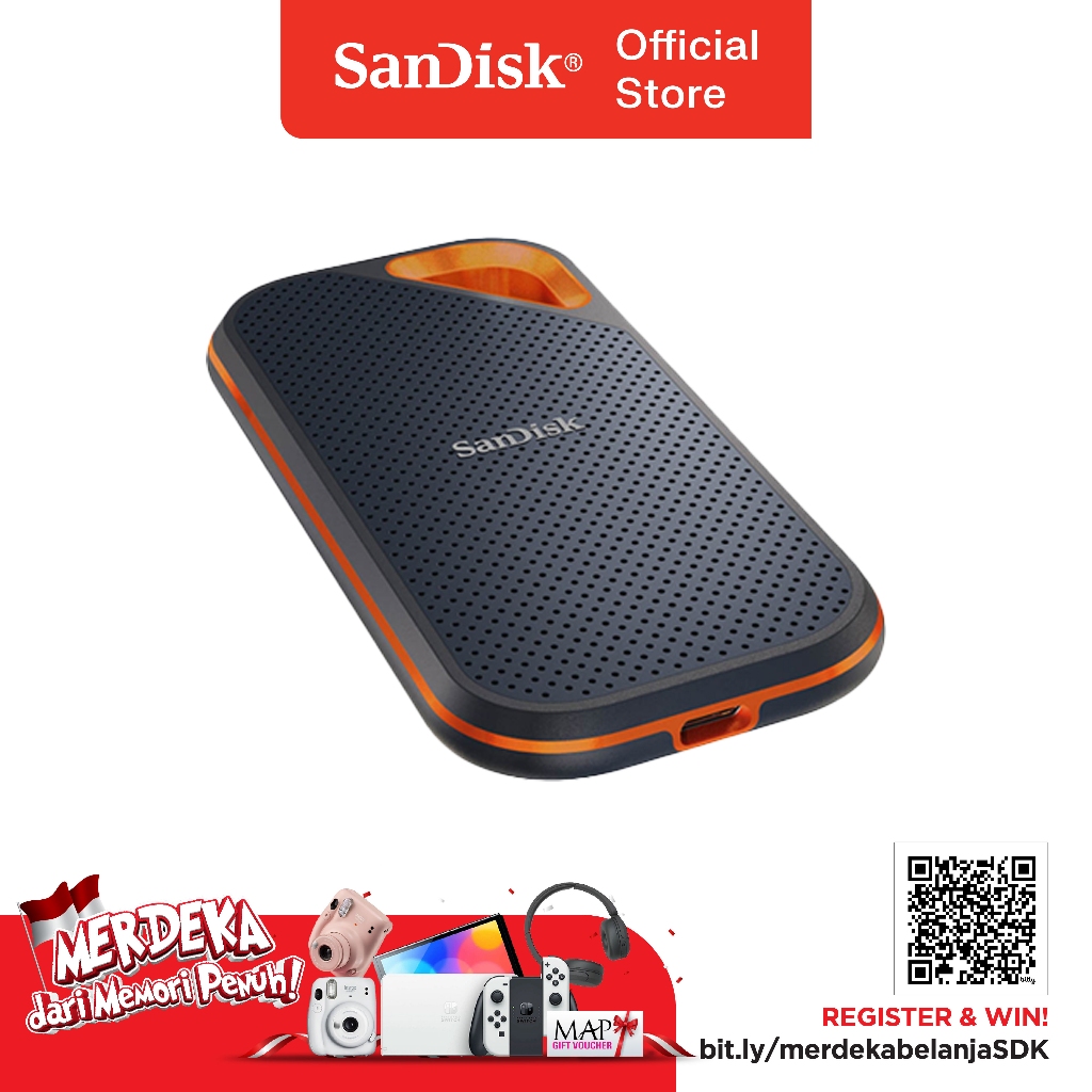 Jual SanDisk Extreme Pro Portable SSD E81 4TB USB 3.2 V2 (Up to 2000MBps) - Free Premium Case ...